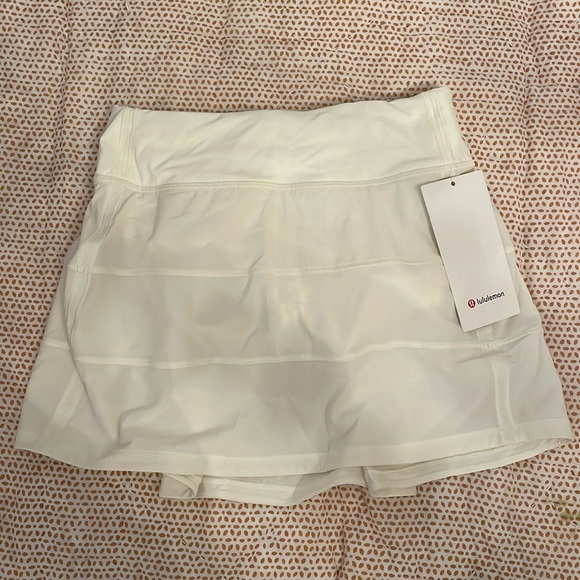 lululemon athletica | Skirts | Nwt Lululemon Lemon Sorbet Pace Rival ...